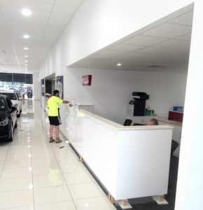 BMW car dealer desk – Reception Desks Sydney